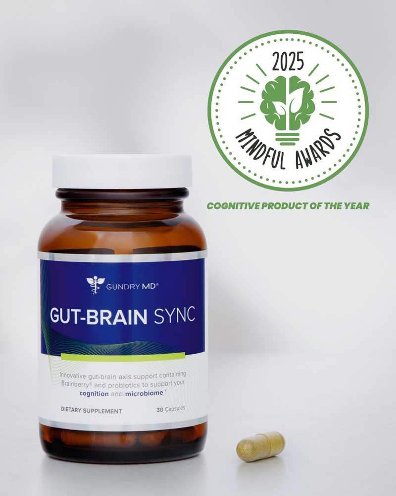 Gundry MD Gut-Brain Sync Wins 2025 Mindful Award for Cognitive Product of the Year | Business ...